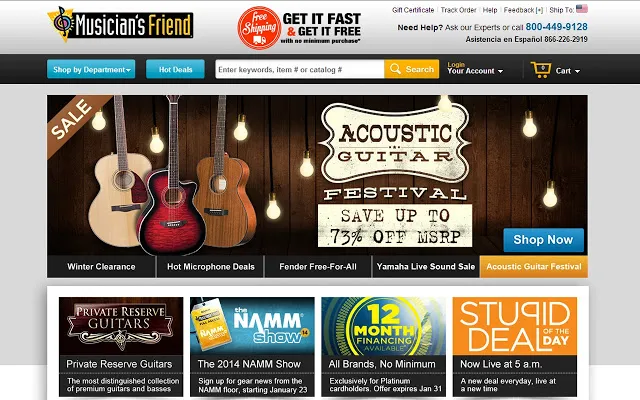 Musician's Friend Review: The Best Musical Instruments Store?